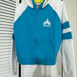 Disney | Tops | Disneyland Zip Up Hoodie Mickey And Friends Multiple ...